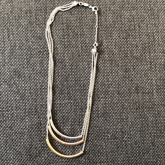 Fossil | Jewelry | Fossil Tri Color Necklace | Poshmark